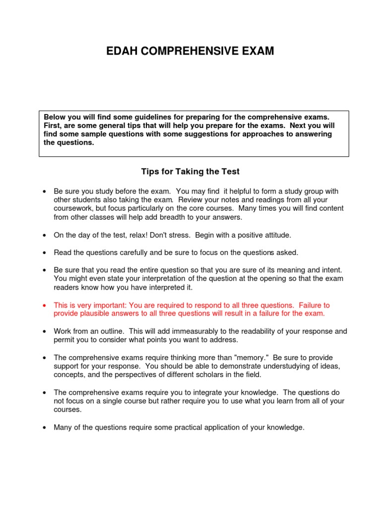 Comp Exam Guide | PDF | Quantitative Research | Qualitative Research