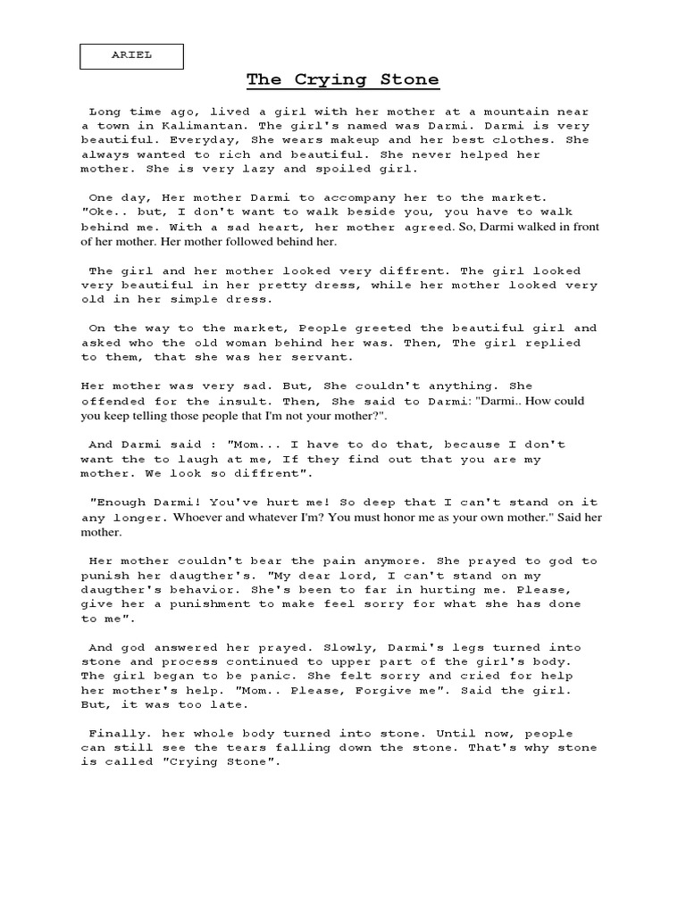 The Crying Stone | PDF