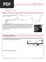 Torque Worksheet | PDF