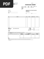 Contoh Format Purchase Order Sederhana | PDF