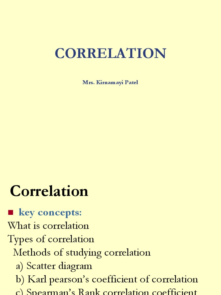 Correlation New Pdf Correlation And Dependence Coefficient Of Determination