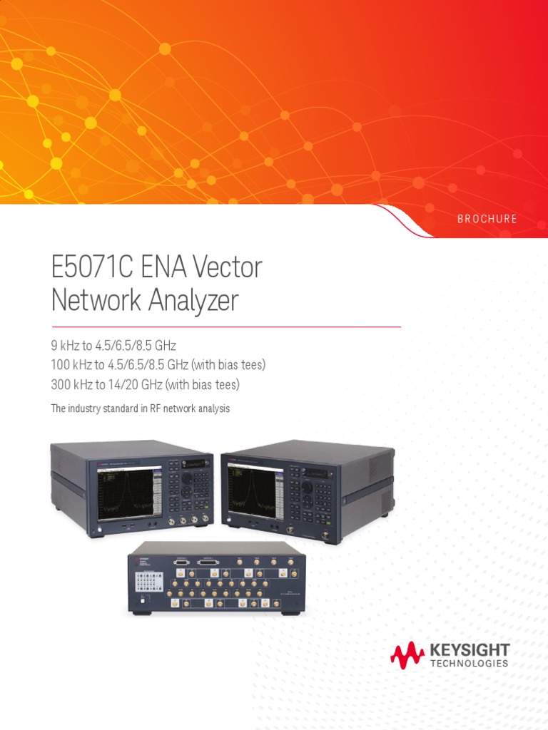 E5071C ENA Vector Network Analyzer PDF | PDF | Amplifier | Calibration