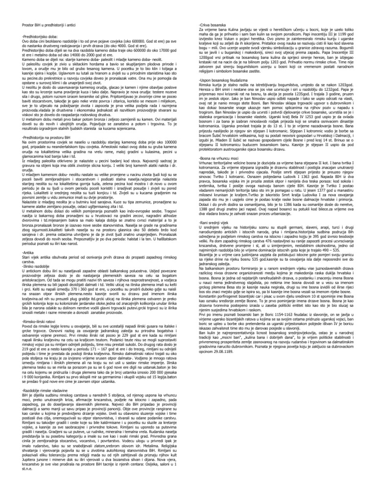 Historija Bih | PDF