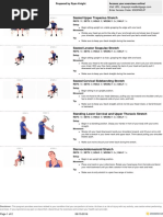 Cervical Isometric Strengthening Exercises | PDF