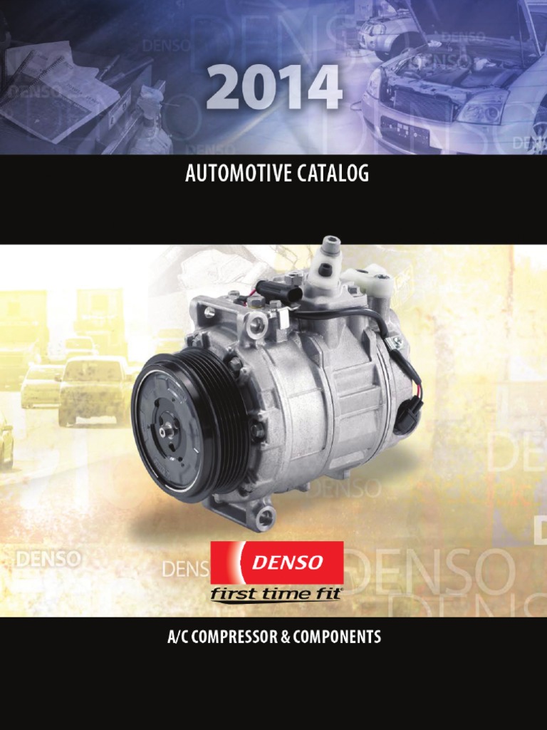 Denso Ac Compressor Components Catalog | PDF | Belt (Mechanical) | Air ...
