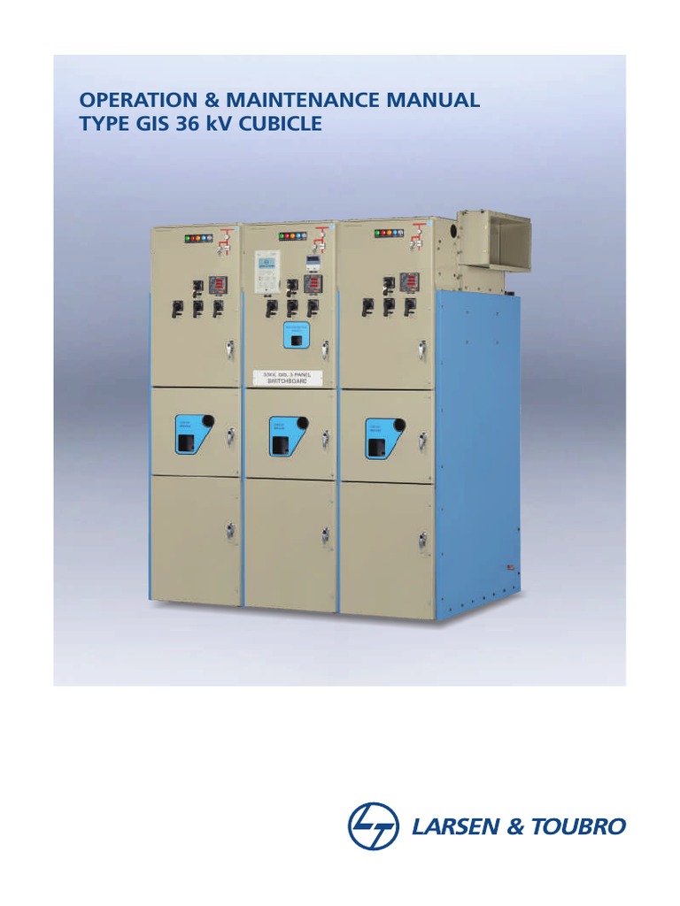 ABB 36 KV GIS Cubicle PDF | PDF | Switch | Relay