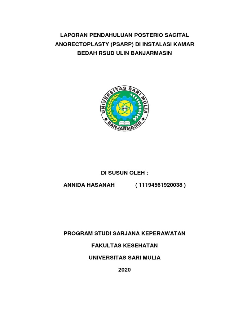 LP Psarp | PDF | Pengembangan Diri | Kesehatan Holistik