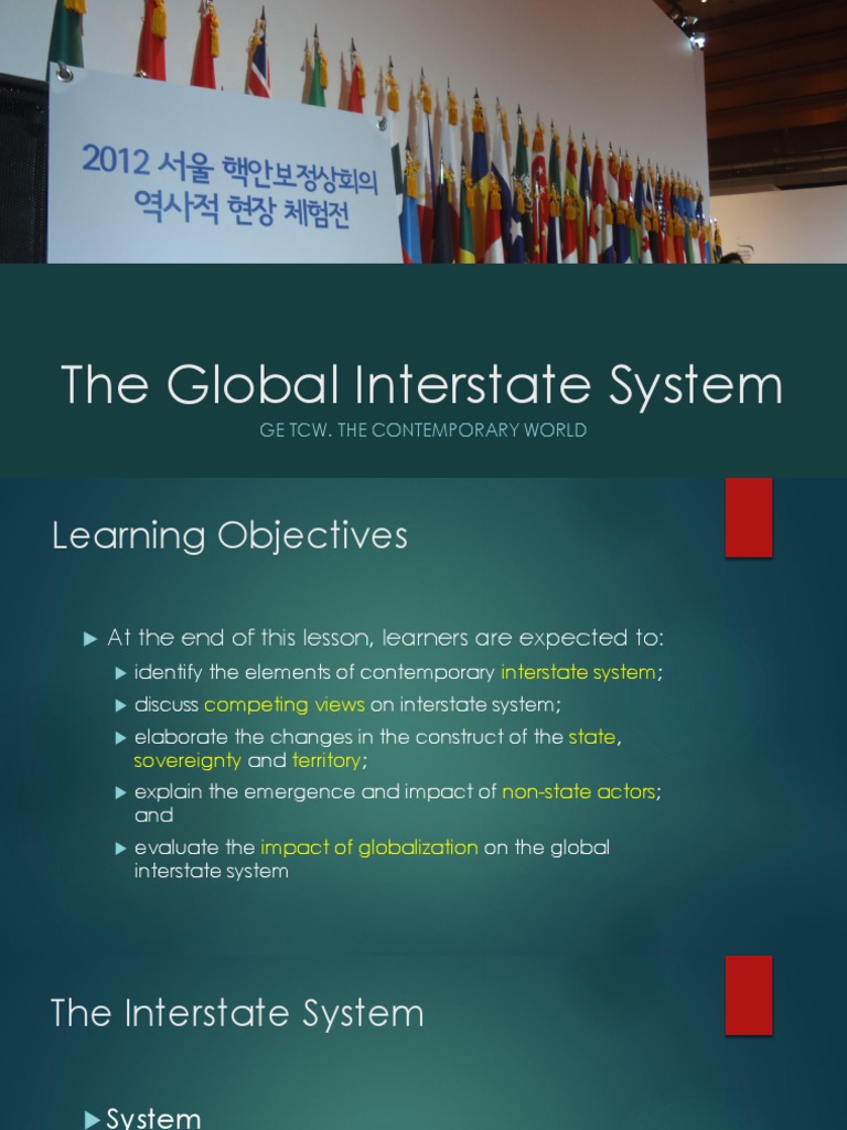The Global Interstate System | International Relations | United Nations