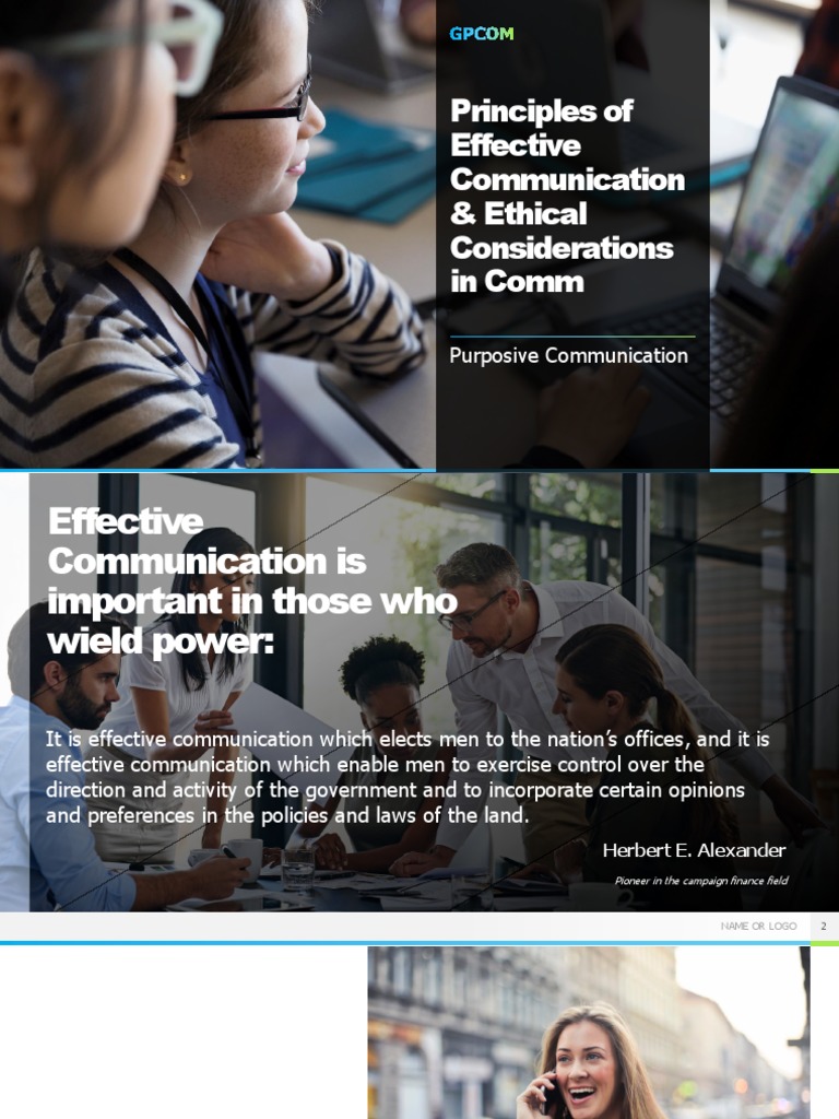The 9 Principles of Effective Communication | PDF | Communication ...