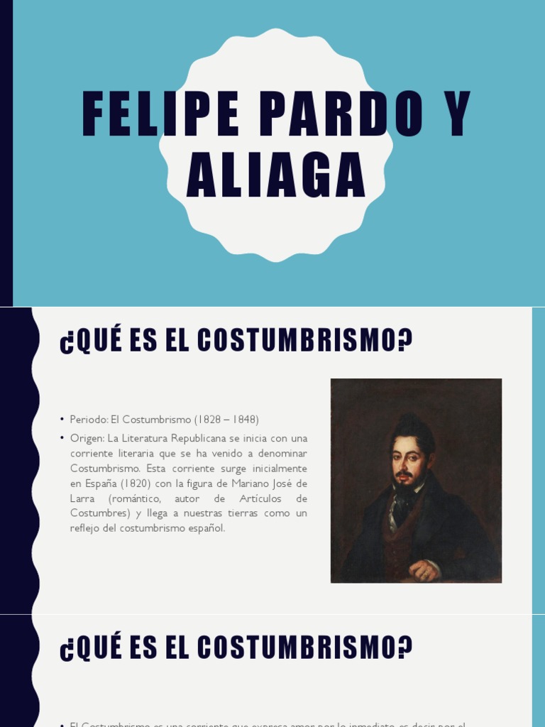 Felipe Pardo y Aliaga | PDF