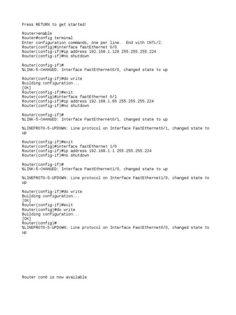 Protocolo OSPF | PDF | Router (Computing) | Ip Address