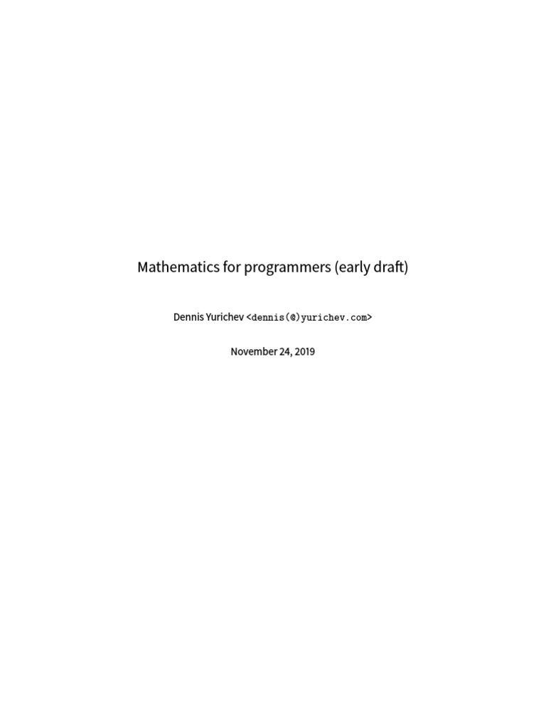 Math For Programmers PDF | PDF | Prime Number | Key (Cryptography)