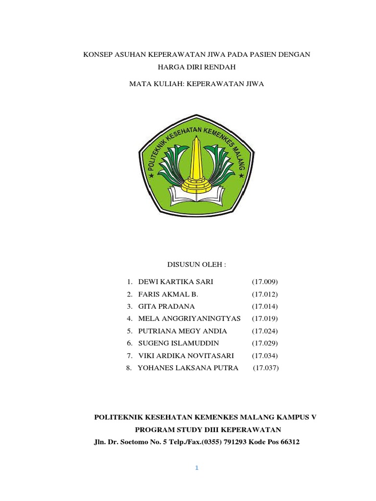 Makalah HARGA DIRI RENDAH | PDF Makalah HARGA DIRI RENDAH | PDF