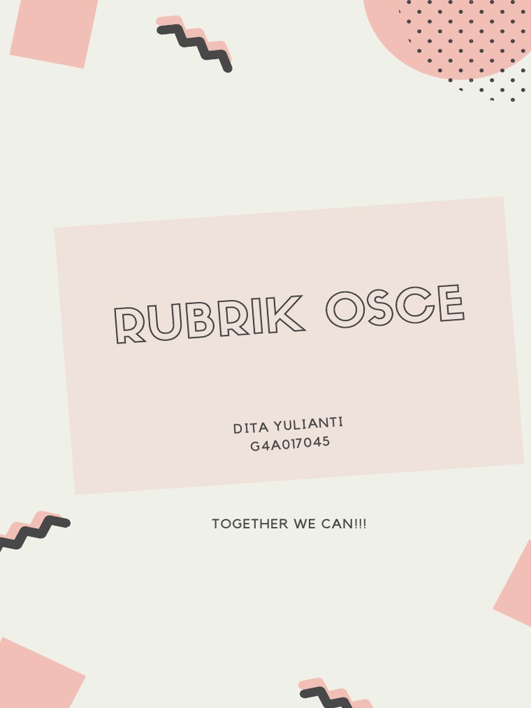 Cover Rubrik Osce PDF | PDF