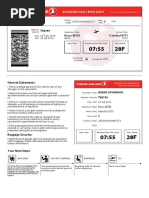 Turkish Airlines E-Ticket Itinerary | PDF