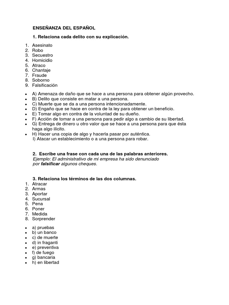 Vocabulario Sucesos | PDF | Derecho