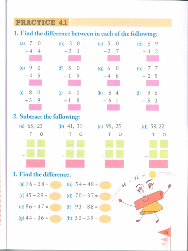 4subtraction 2 | PDF