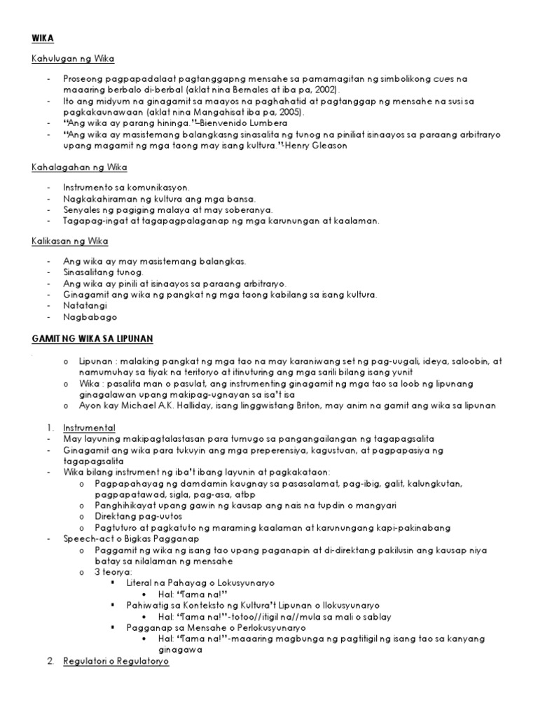 Wika | PDF
