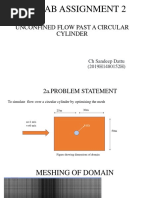 2D Flow Over A Cylinder Simulation in ANSYS | PDF