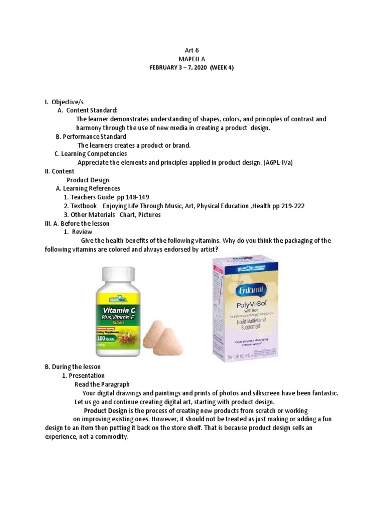 Product Design - ART 6 | PDF | Product Design | Design