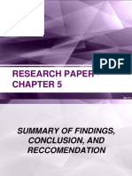 Chapters 4 and 5 of Research | PDF | Thought | Methodology