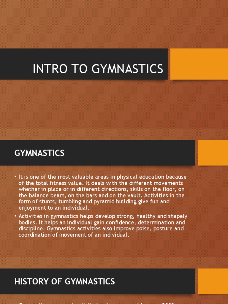 Intro To Gymnastics | PDF | Gymnastics | Sports