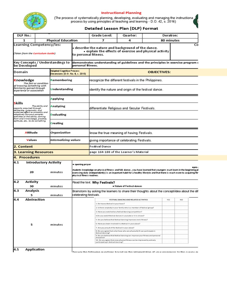 Quarter 4 Week 1 Day 1 DLP 1 | Download Free PDF | Learning | Knowledge