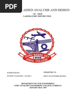RAM Frame - Analysis With Diaphragms | PDF | Stiffness | Beam (Structure)