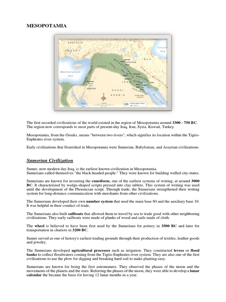 Sumerians and Babylonians: A Comparison | PDF | Babylon | Sumer