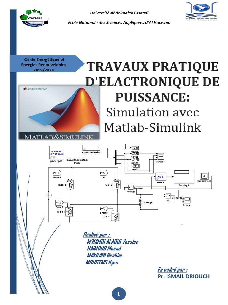 Compte Rendu TP Electronique de Puissance | PDF | Redresseur ...