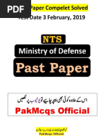 MOD Test Preparation and Past Papers | PDF | Computer Data Storage
