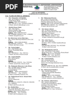 LIST OF SCCI EXECUTIVE Committee 2024-2026 | PDF