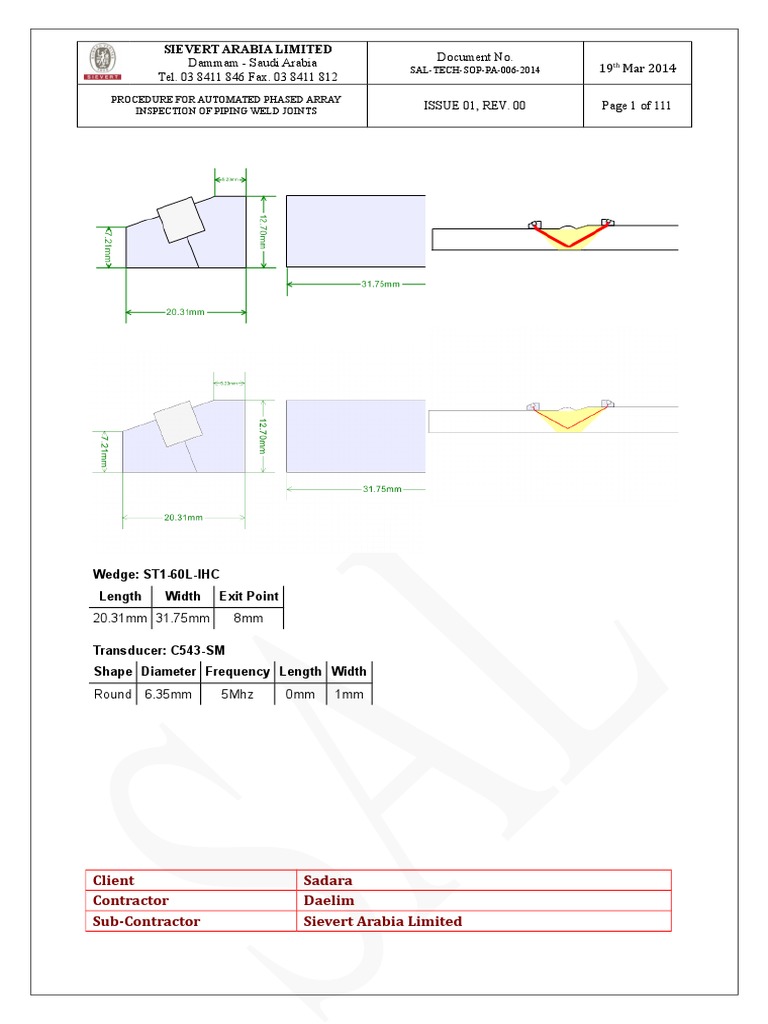 Phased Array Weld Inspection Guide | PDF | Image Scanner | Welding