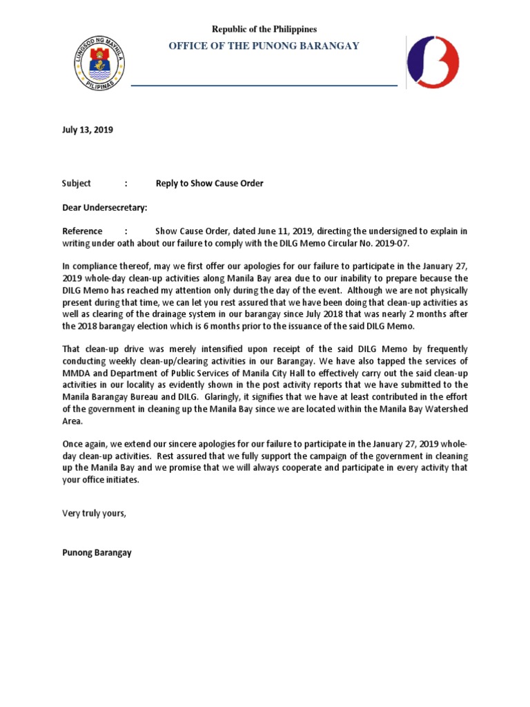 Reply To Show Cause Order2 | PDF