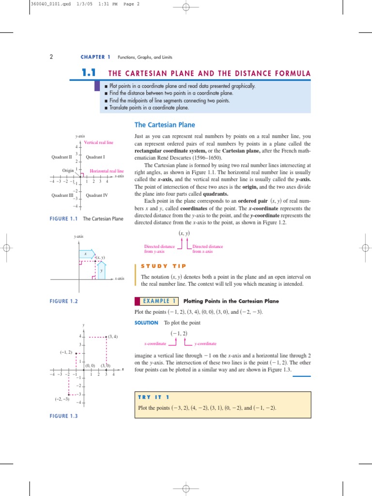 Coordinate System | Download Free PDF | Cartesian Coordinate System ...