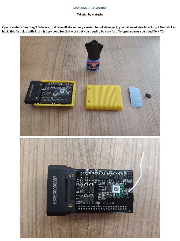Launch EasyDiag 3.0 Flashing Tutorial | PDF