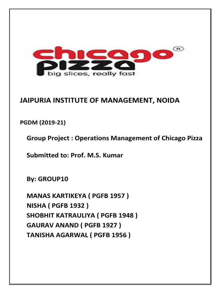 Flow Chart Process of Chicago Pizza | Download Free PDF | Point Of Sale ...