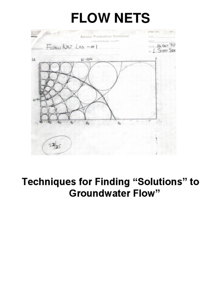 Flow Nets | PDF | Aquifer | Equations