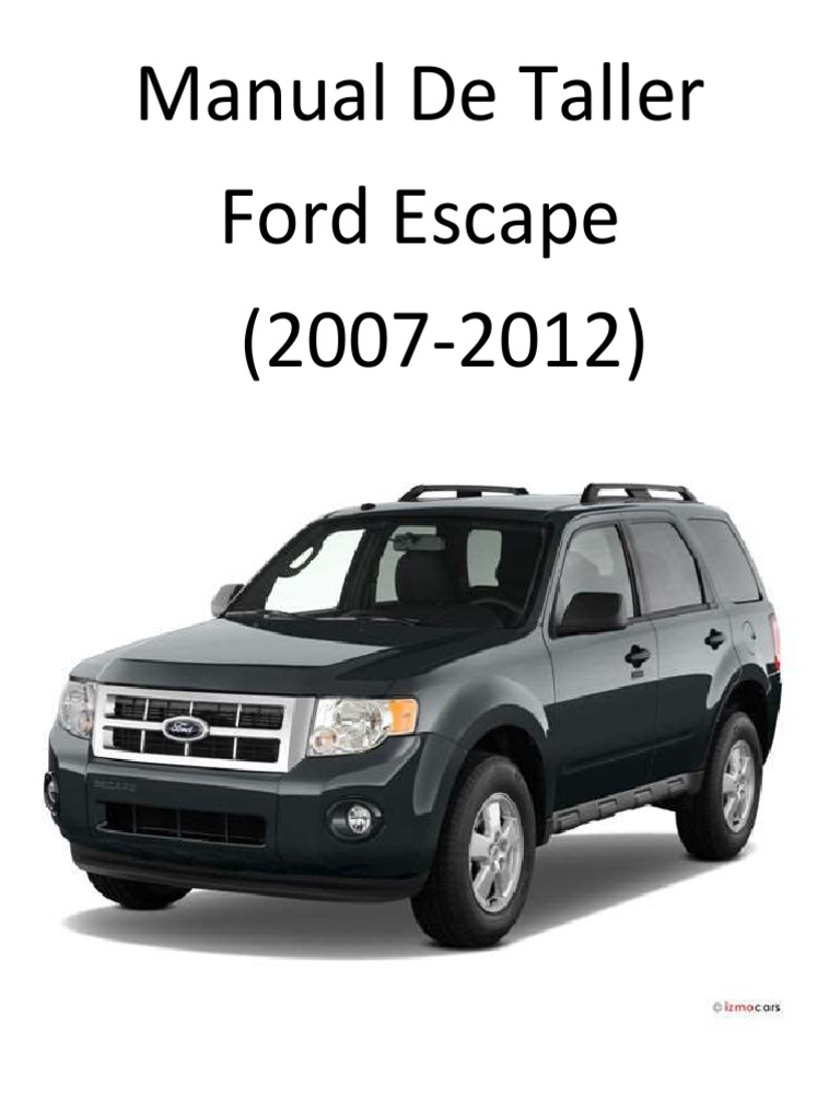 Ford Escape 2007-2012 Manual de Taller PDF | PDF | Alto voltaje | Soldadura