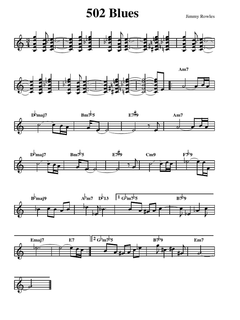 502 Blues | PDF