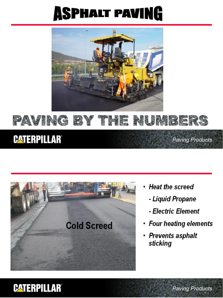 Asphalt Paving Setup Guide | PDF | Switch | Mechanical Engineering
