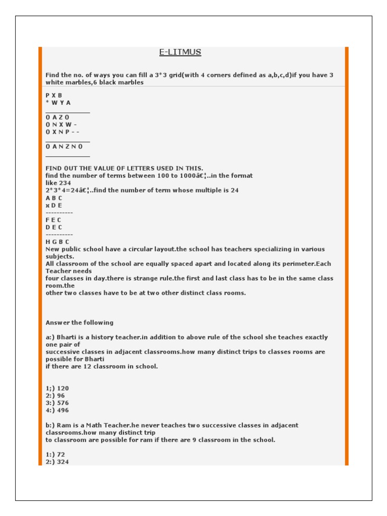 Elitmus All Question PDF | PDF | Triangle | Speed