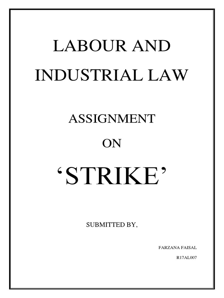 Strike | PDF | Strike Action | Lockout (Industry)