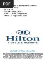 Hilton History | PDF | Hilton Worldwide | Hotel