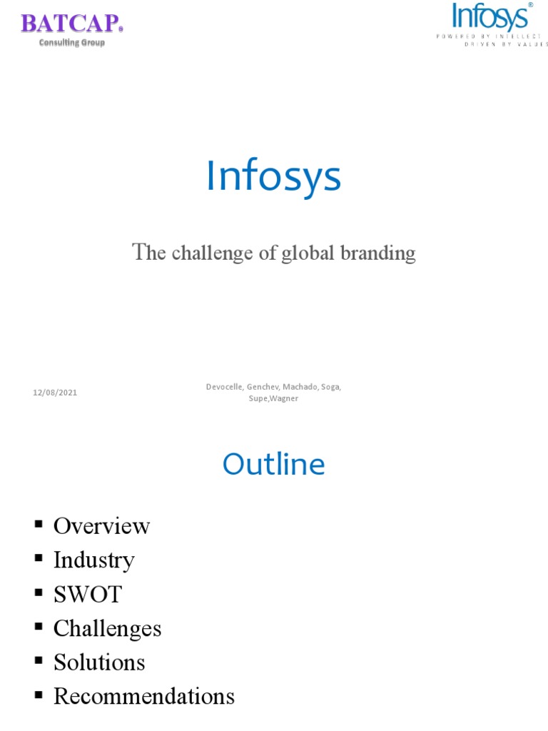Infosys: He Challenge of Global Branding | Download Free PDF ...