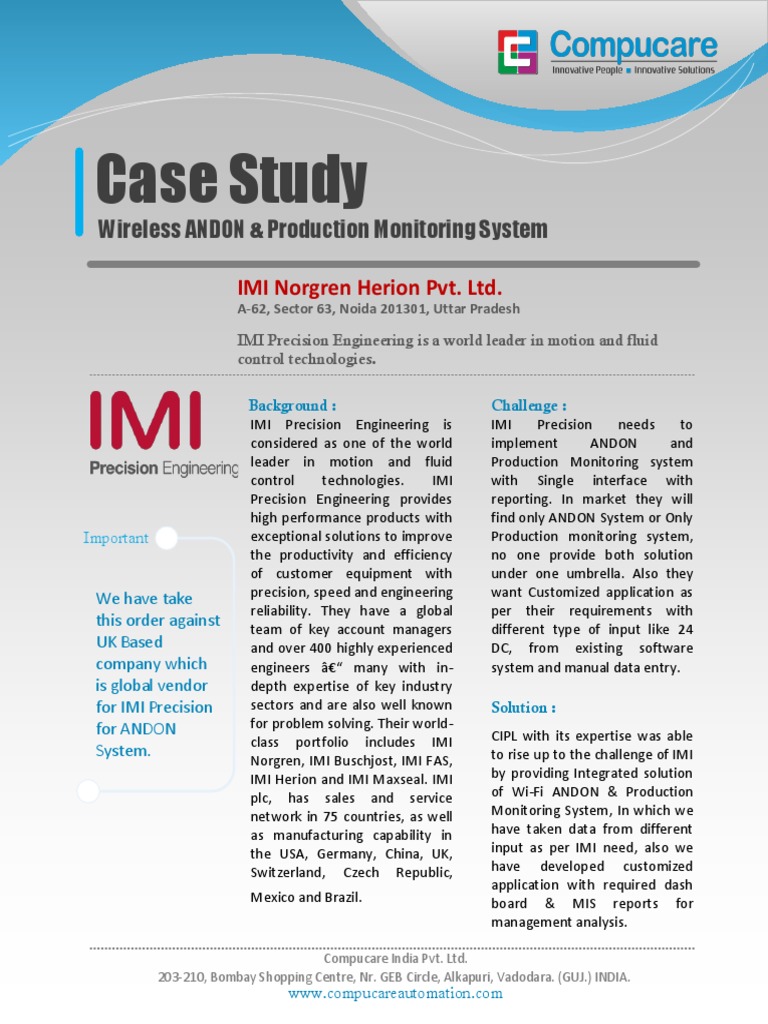 IMI-Case Study | PDF | Wi Fi | Engineering