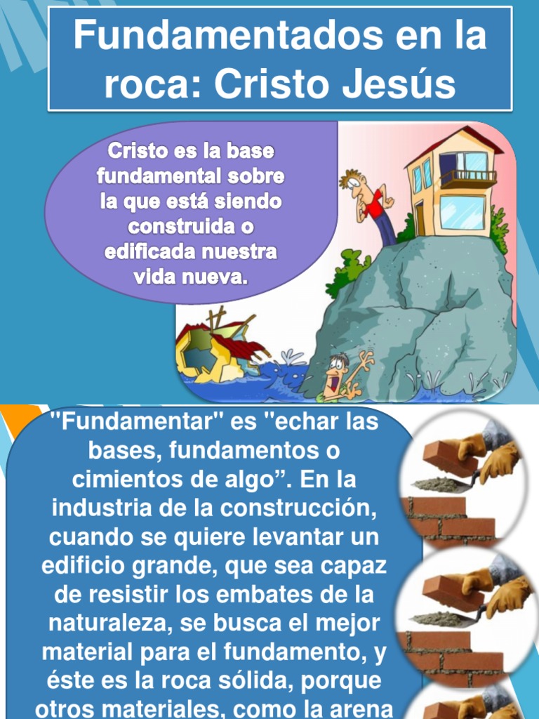 Fundamentados en La Roca Leccion 1 | PDF | San Pedro | Jesús