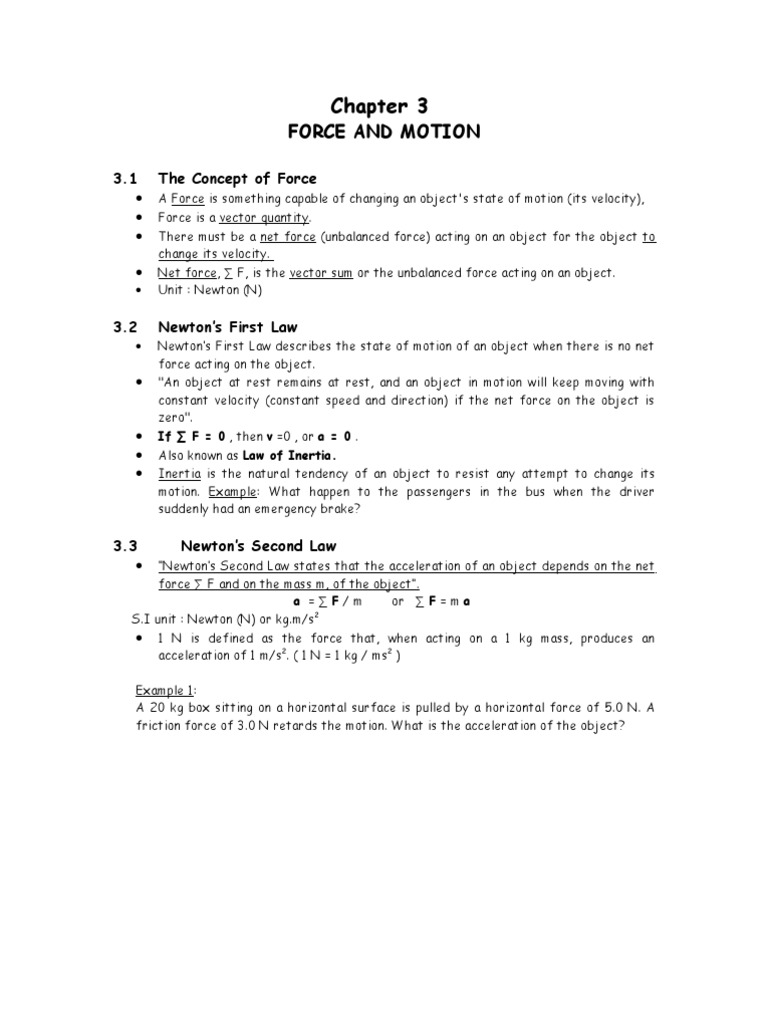 Chapter 3 Dynamic | PDF | Weight | Force