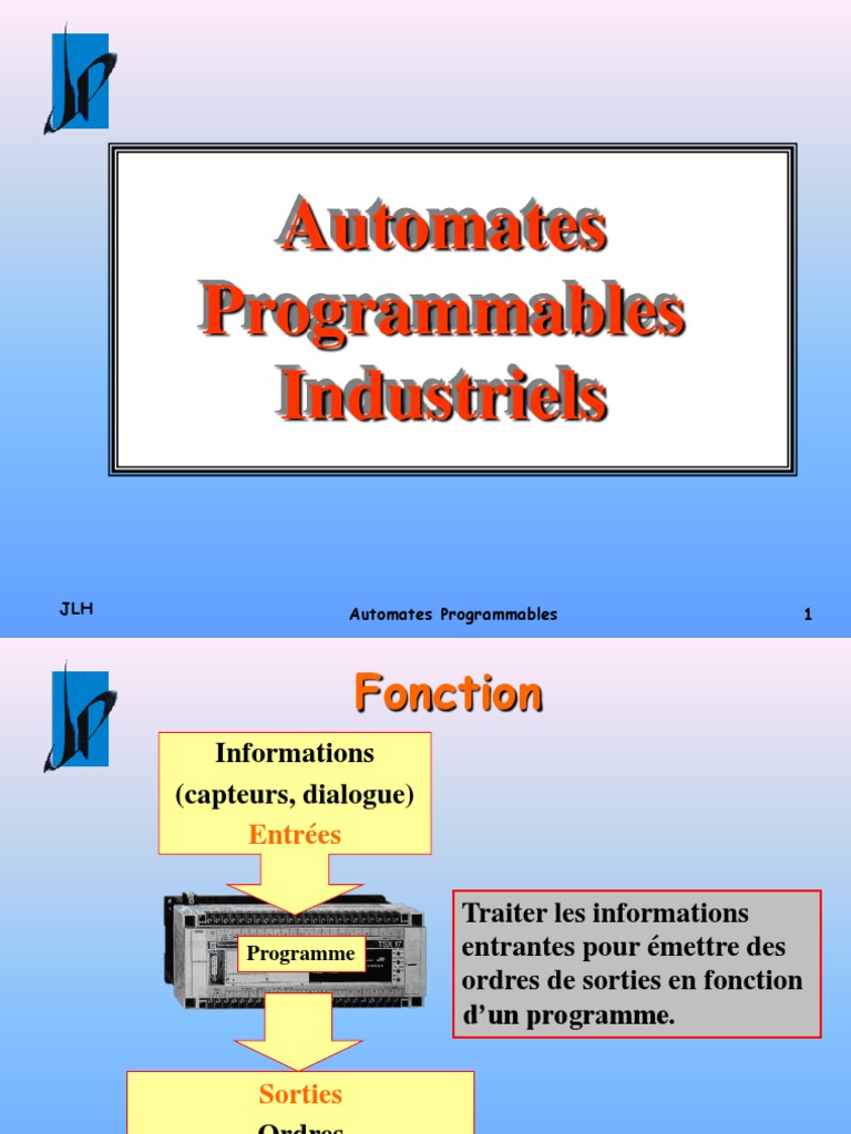 Guide Complet des Automates Programmables | PDF | Automate programmable ...