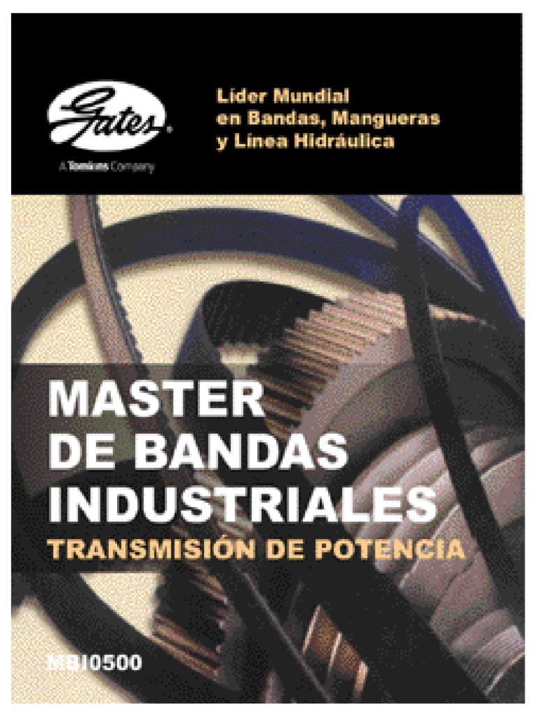 GATES Catalogo Correas PDF | PDF | Cuerda | Transmisión (Mecánica)